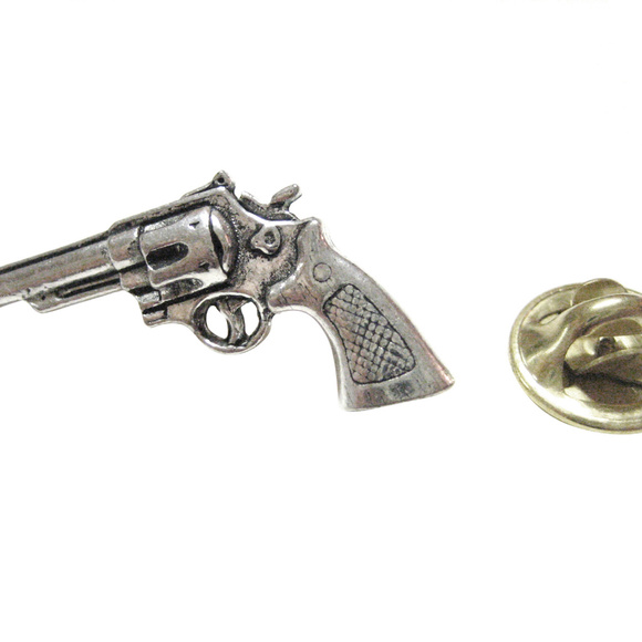 Kiola Designs | Accessories | Modern Revolver Gun Lapel Pin | Poshmark